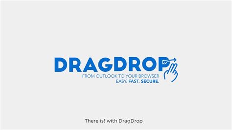 Dragdrop For Outlook Drag Emails Directly To Your Browser Youtube