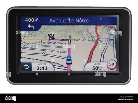 Sat Nav Screen Isolated Hi Res Stock Photography And Images Alamy