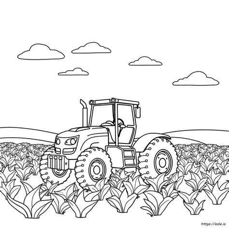 Tractor Colouring