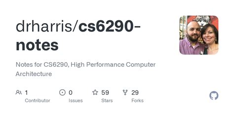 Github Drharriscs6290 Notes Notes For Cs6290 High Performance