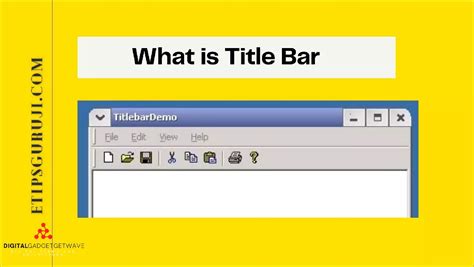 Why The Title Bar Is Crucial And How It Works Updated April 2025