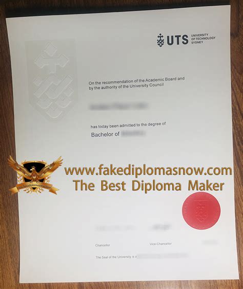 How To Order University Of Technology Sydney UTS Fake Degree