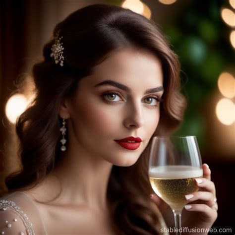 A Beautiful Redhead Older Woman Showing Her Curvy Figure Posing In A