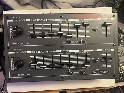 Michigan Synth Works Syncussion Sy 1 Expanded I O Black Reverb