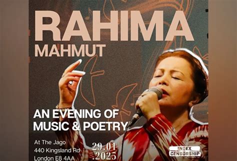 Uyghur Singer Mahmut Rahima To Shine Spotlight On Persecution At London