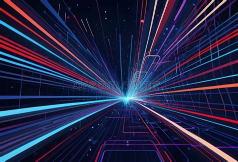 Abstract Digital Connection Dots And Lines Stock Illustration Illustration Of Bouquet Pink