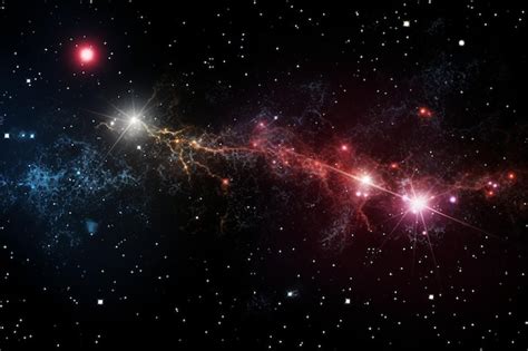 Premium Ai Image Galactic Particles Dance Infinite Splendor