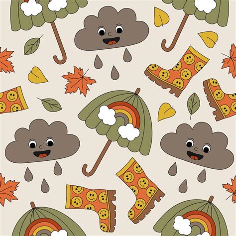 Cute Fall Pattern Vector Art Icons And Graphics For Free Download