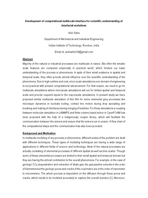 research proposal on multiscale modelling for tcs rsp pdf