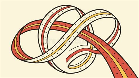 Infinity Loop Measuring Tape Endless Possibilities Art Vector Design
