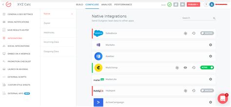Mailchimp And Outgrow Integration