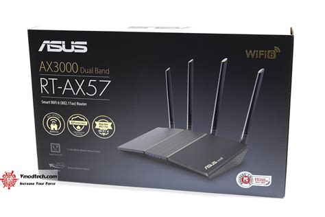ASUS RT AX57 AX3000 Dual Band WiFi 6 Extendable Router ASUS RT AX57 AX3000 Dual Band WiFi 6
