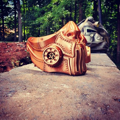 Steampunk Cosplay Mask Etsy