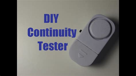 How To Make A Continuity Tester