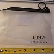 Amazon Com LiDiVi MIDI USB Interface MIDI Cable Adapter With Input Output Connecting Piano