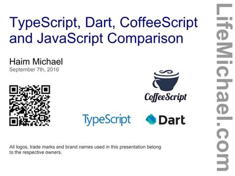 Typescript Dart Coffeescript And Javascript Comparison Pdf Web