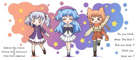 Trio Chibi Glance Scrolller