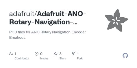 Adafruit Ano Rotary Navigation Encoder Breakout Pcbadafruit Ano Rotary