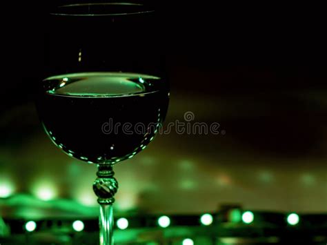 Glass Of Wine Black Background Stock Image Image Of Festive Bubbles 132200027