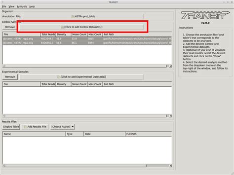 Tutorial Export Datasets TRANSIT V Documentation