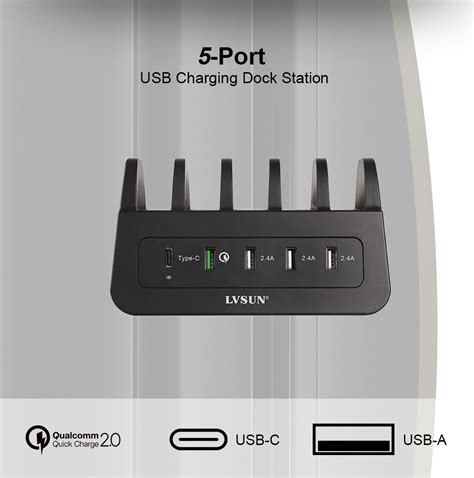 Oem Multifunction Charger Docking Station With Extra Sockets Multifunction Charger Docking