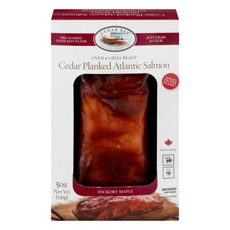 Cedar Bay Cedar Planked Atlantic Salmon Hickory Maple 5 Oz Delivery
