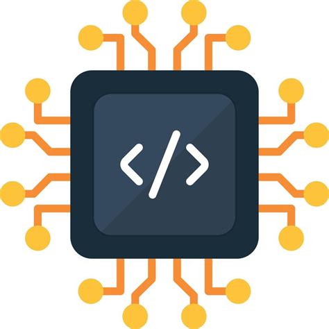 Cpu Flat Icon 9820757 Vector Art At Vecteezy