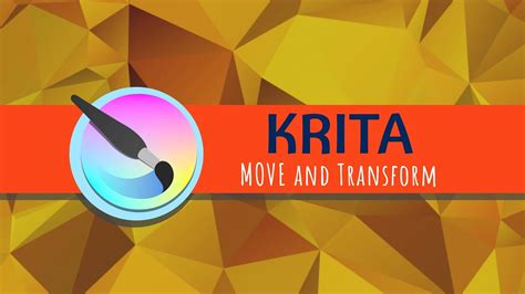 Krita For Beginners Move And Transform Tool YouTube