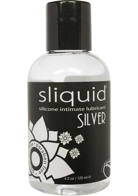 Sliquid Naturals Silver Premium Silicone Lubricant Fantasy Fun Factory