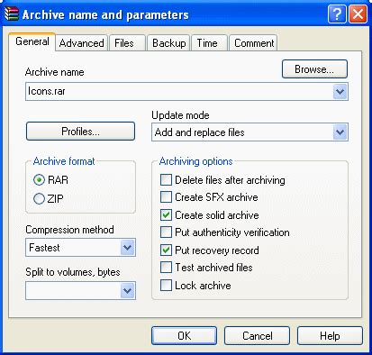 WinRar As A Backup Tool Using WinRar To Back Up Files And Folders