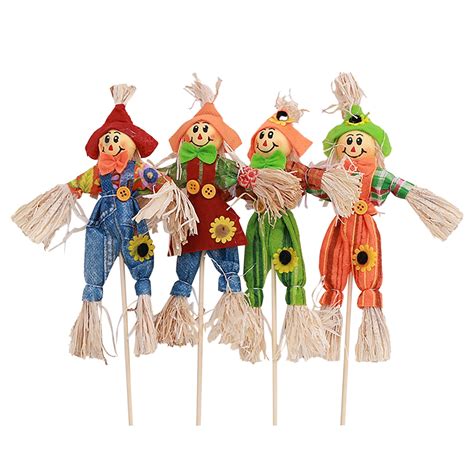 Ruig Halloween Decoration Outdoor Fall Scarecrow Decor Standing