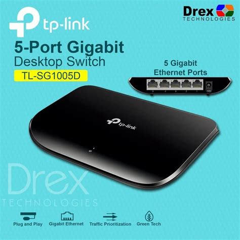 Model Name Number Tl Sg D Tp Link Port Gigabit Desktop Switch Lan Capable Black At