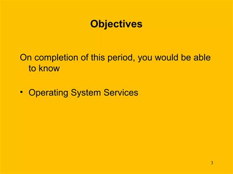 Operating System Services 9 Ppt