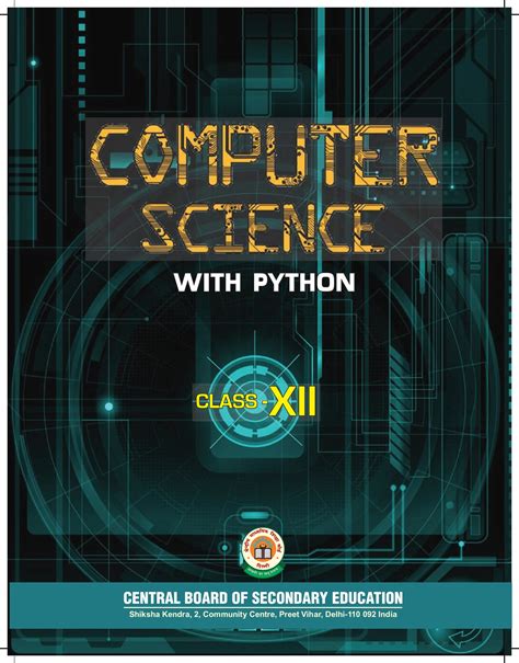 Computer Science Python Class 12 The Manthan School Page 1