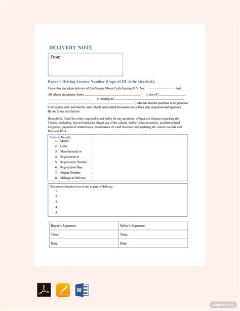 Free Printable Note Templates Editable