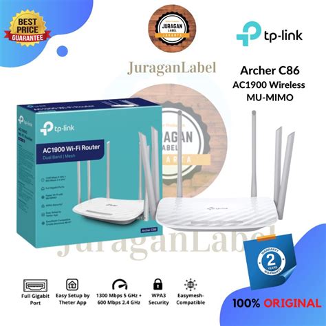 Jual TP LINK Archer C86 AC1900 Wireless MU MIMO Wi Fi Router TPLINK Shopee Indonesia