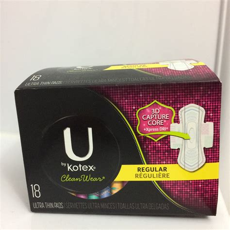 U By Kotex Clean Wear Regular Pads Reviews In Feminine Hygiene Pads