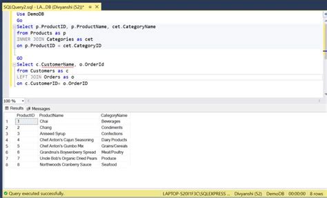 Divyanshi Pandey On Linkedin Today We Practice The Joins In Sql Server 2022 Workshop Thescholarhat