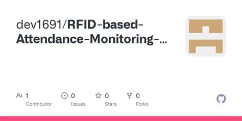 Github Dev1691 Rfid Based Attendance Monitoring System Arduino