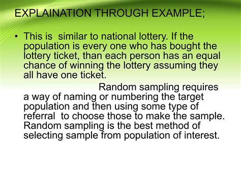 Types Of Random Sampling PPTX