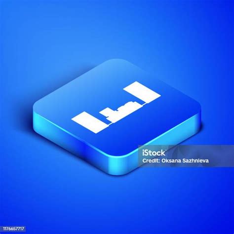 파란색 배경에 격리 된 두 개의 스피커 아이콘이있는 아이소메트릭 홈 스테레오 음악 시스템 파란색 사각형 버튼입니다 벡터 일러스트레이션 0명에 대한 스톡 벡터 아트 및 기타