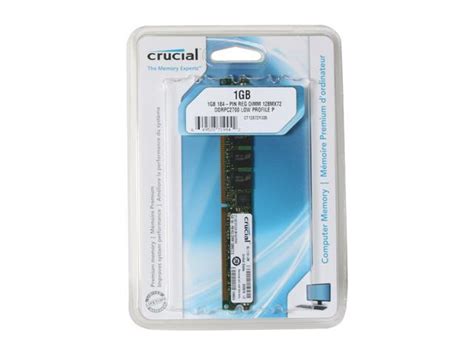 Crucial 1gb 184 Pin Ddr Sdram Ecc Registered Ddr 333 Pc 2700 Server