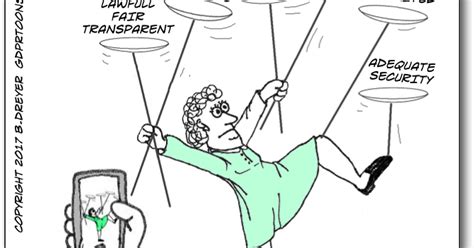 Gdprtoons Gdpr Balancing Act Of Principles For Collecting Personal Data