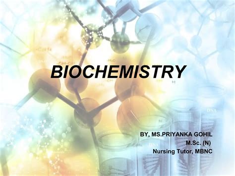 Introduction To Biochemistry PPT