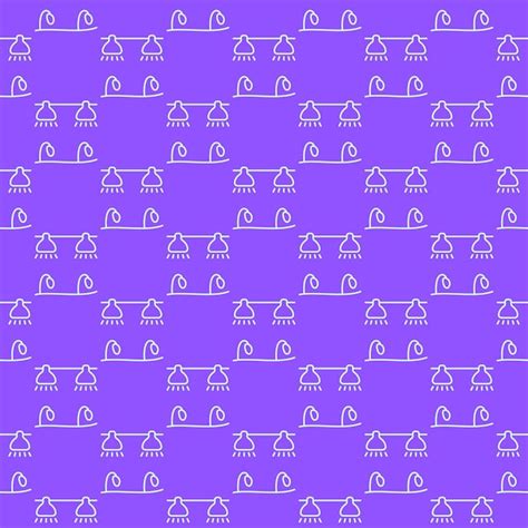 Premium Vector Grow Lights Vector Thin Line Seamless Pattern