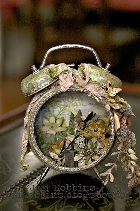 Altered Assemblage Clock Clock Altered Art Altered Art Projects