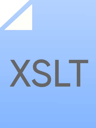 Xslt Icon Image White Xsl File Document Icon Download Stock