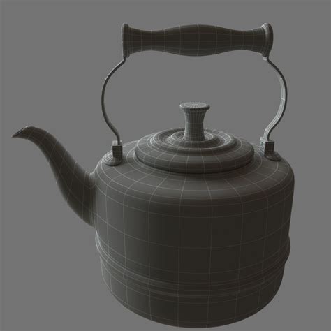 찻 주전자 3d 모델 7 3ds Max Prj Obj Free3d
