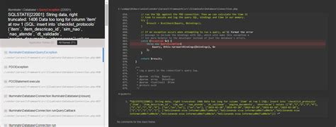 Php Erro Na Inserção De Dados String Data Right Truncated 1406