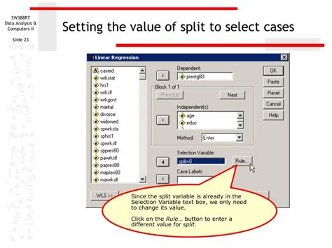 Ppt Multiple Regression Split Sample Validation Powerpoint Presentation Id519790